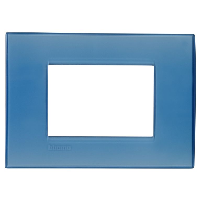 Placa Rectangular 3 Módulos Azul | Sodimac - Falabella