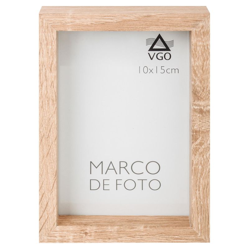 Marco de Foto 10x15 cm Beige Madera | Sodimac - Falabella