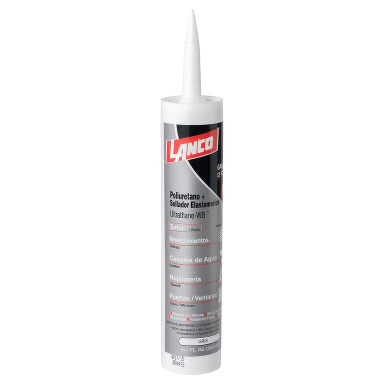LANCO Sellador Uretano Lanco Gris 300 ml Elástico Pintable Interior ...