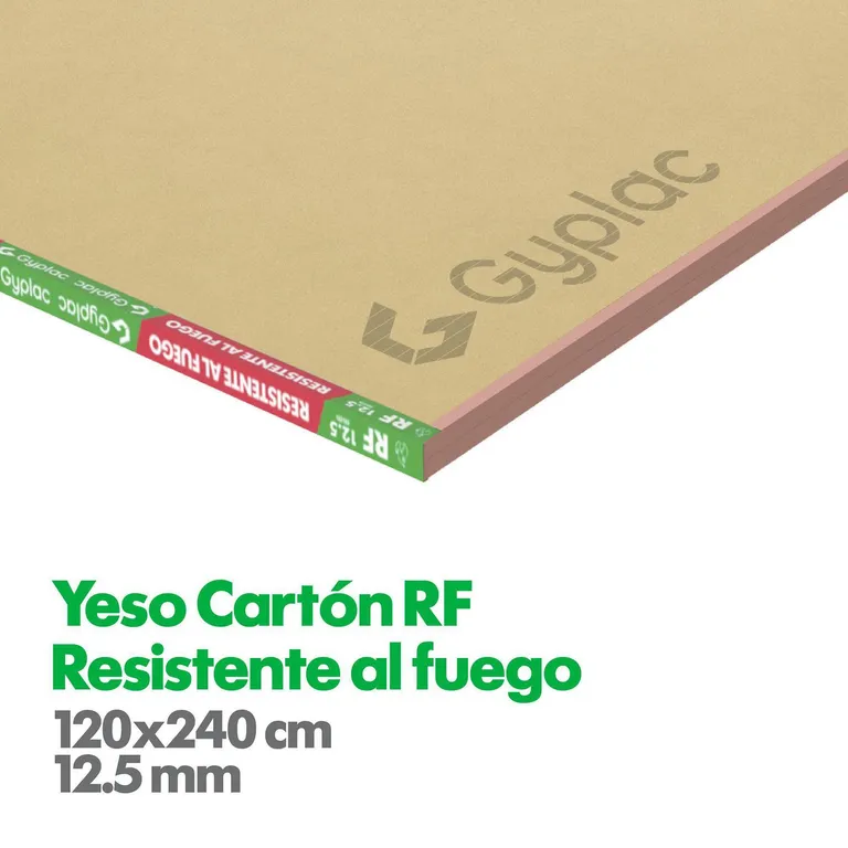 Yeso Cartón Resistente al fuego 12.5 mm 120x240 cm Blanco | Sodimac ...