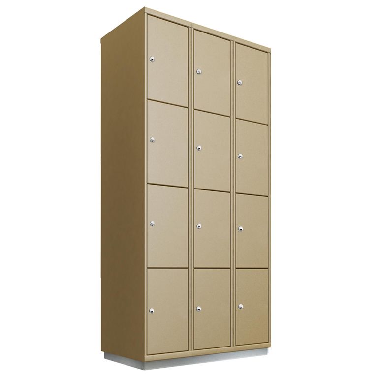 Locker Acero con Llave 12 Puerta(s) 45x193x93 cm Gris | Sodimac - Falabella