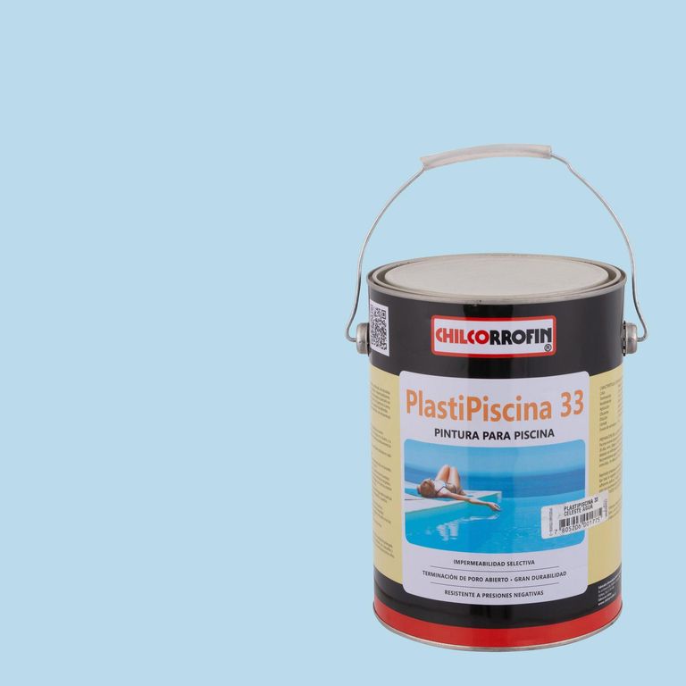 Plastipiscina Lata 1 galón(es) Mate Celeste Agua | Sodimac - Falabella