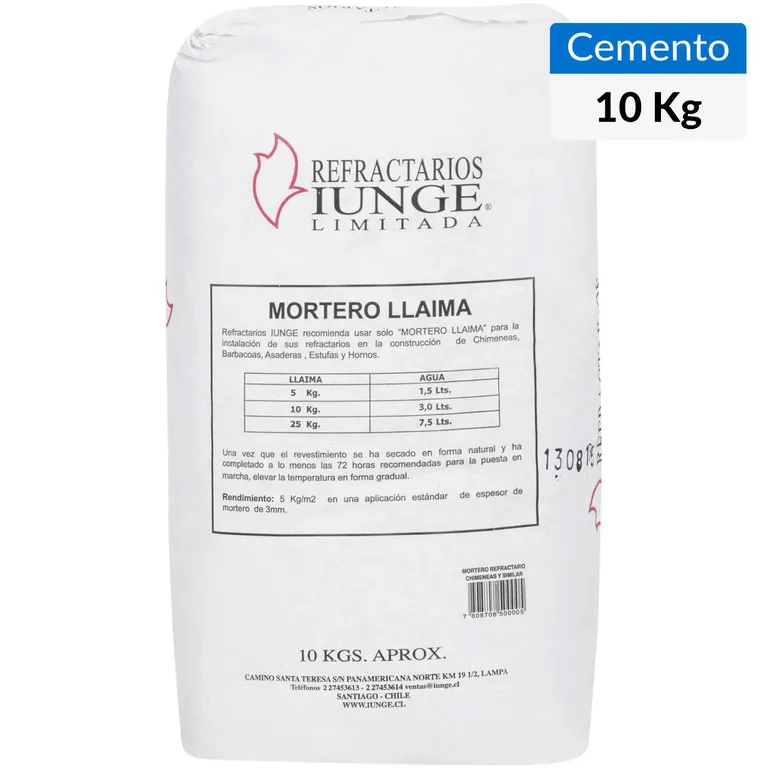 IUNGE Mortero ladrillo refractarios 10 kg Saco | falabella.com