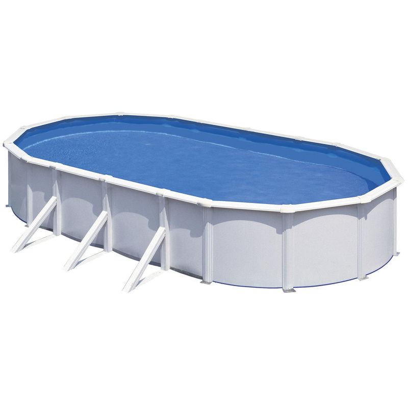 Piscina estructural acero 610x370x120 cm blanca | Sodimac - Falabella