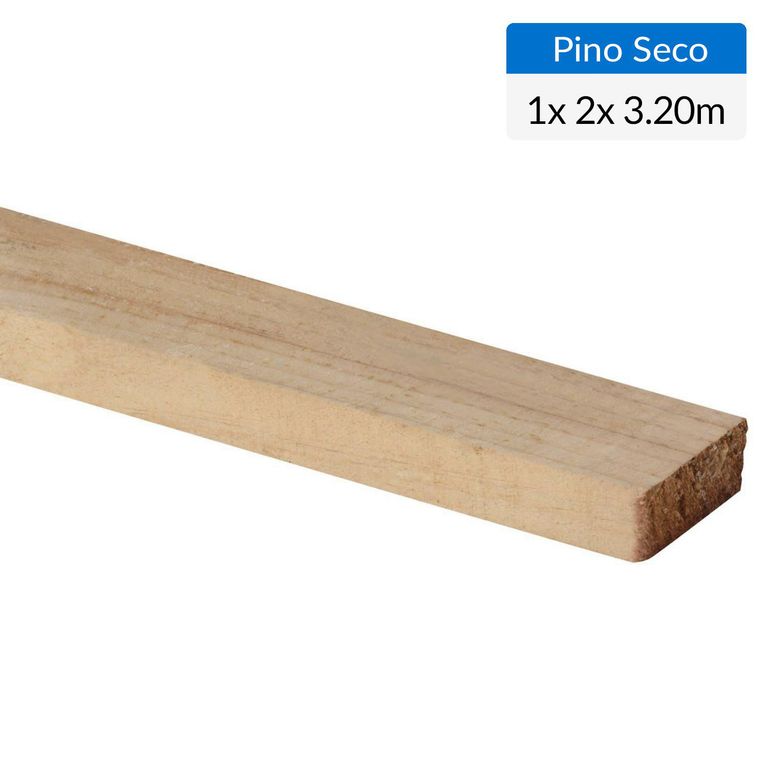 Pino Dimensionado Seco 1x2 3,2 m | Sodimac Chile