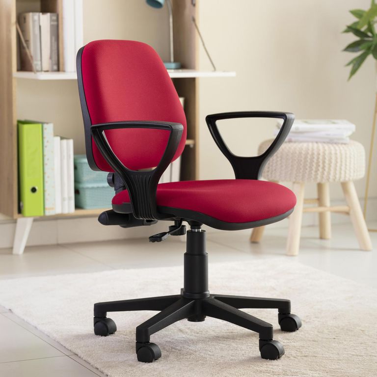 Silla Escritorio Rudy Rojo | Sodimac Chile