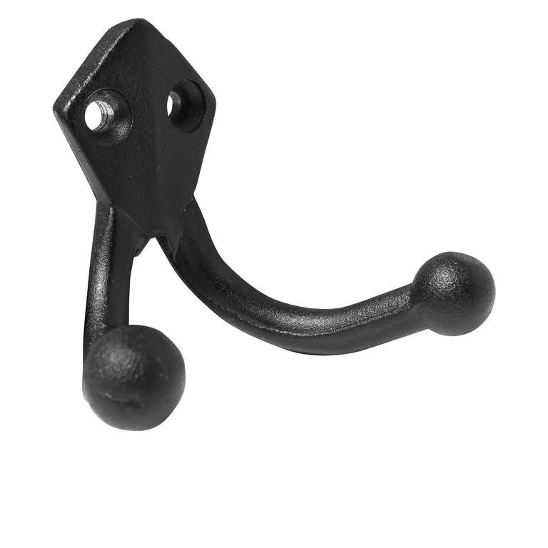 Gancho para Percha Doble Zinc Negro | Sodimac Chile