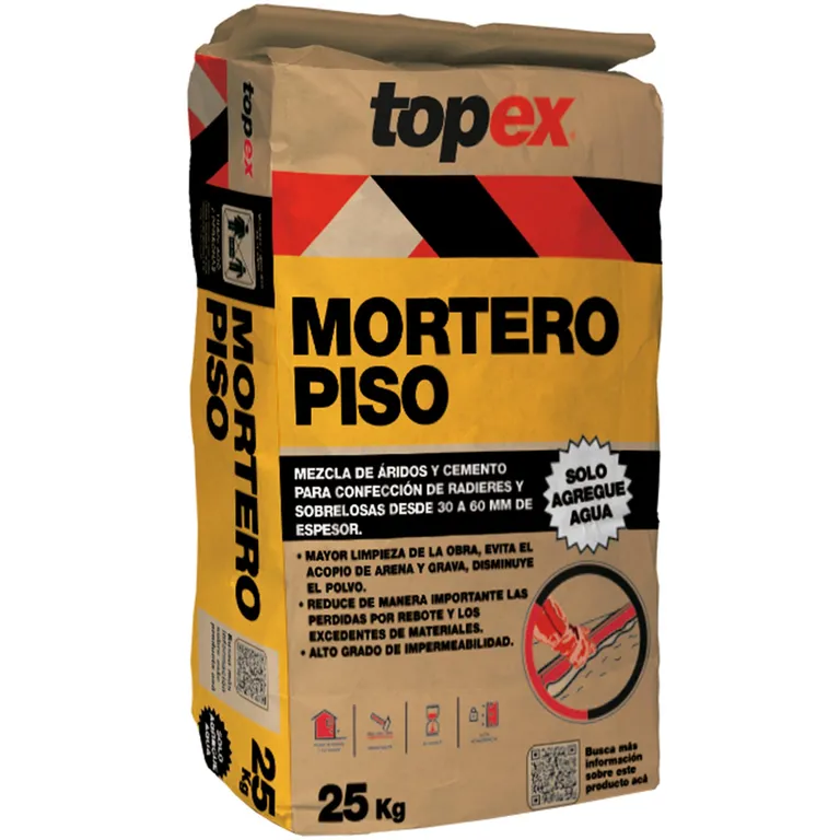 TOPEX Topex mortero piso 25 kg | Falabella Chile