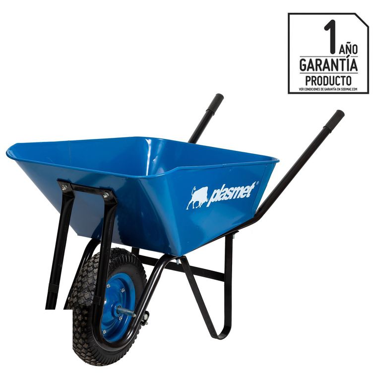 Plasmet Carretilla concreto 90 Lts rueda 400-8" | Falabella Chile