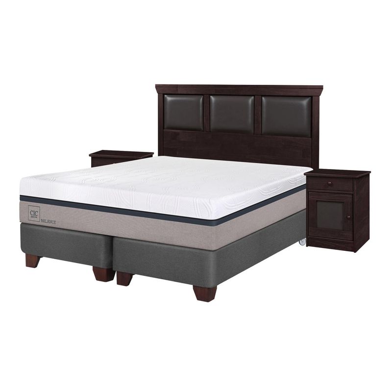 Box Spring Balance King + muebles | Sodimac - Falabella