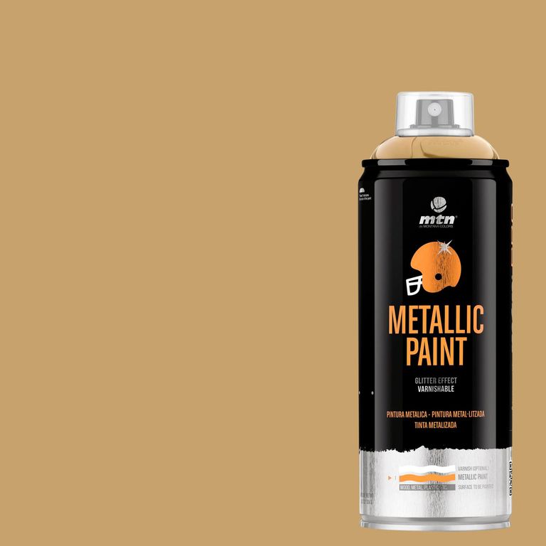 Pintura Metalizada en Spray Oro Metálico 400ml | Sodimac - Falabella