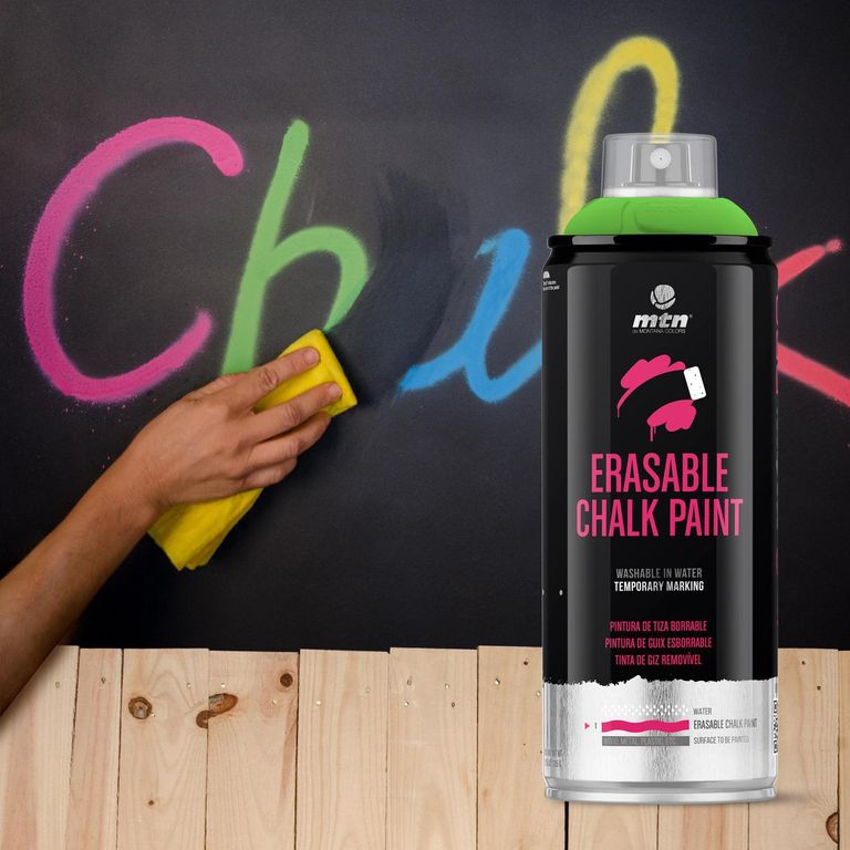 MONTANA COLORS Pintura de Tiza Spray 0.4 l Mate Verde | falabella.com