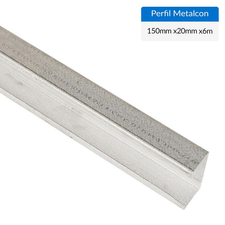 Perfil estructural Metal 150x20x0.85 mm 6 m | Sodimac Chile