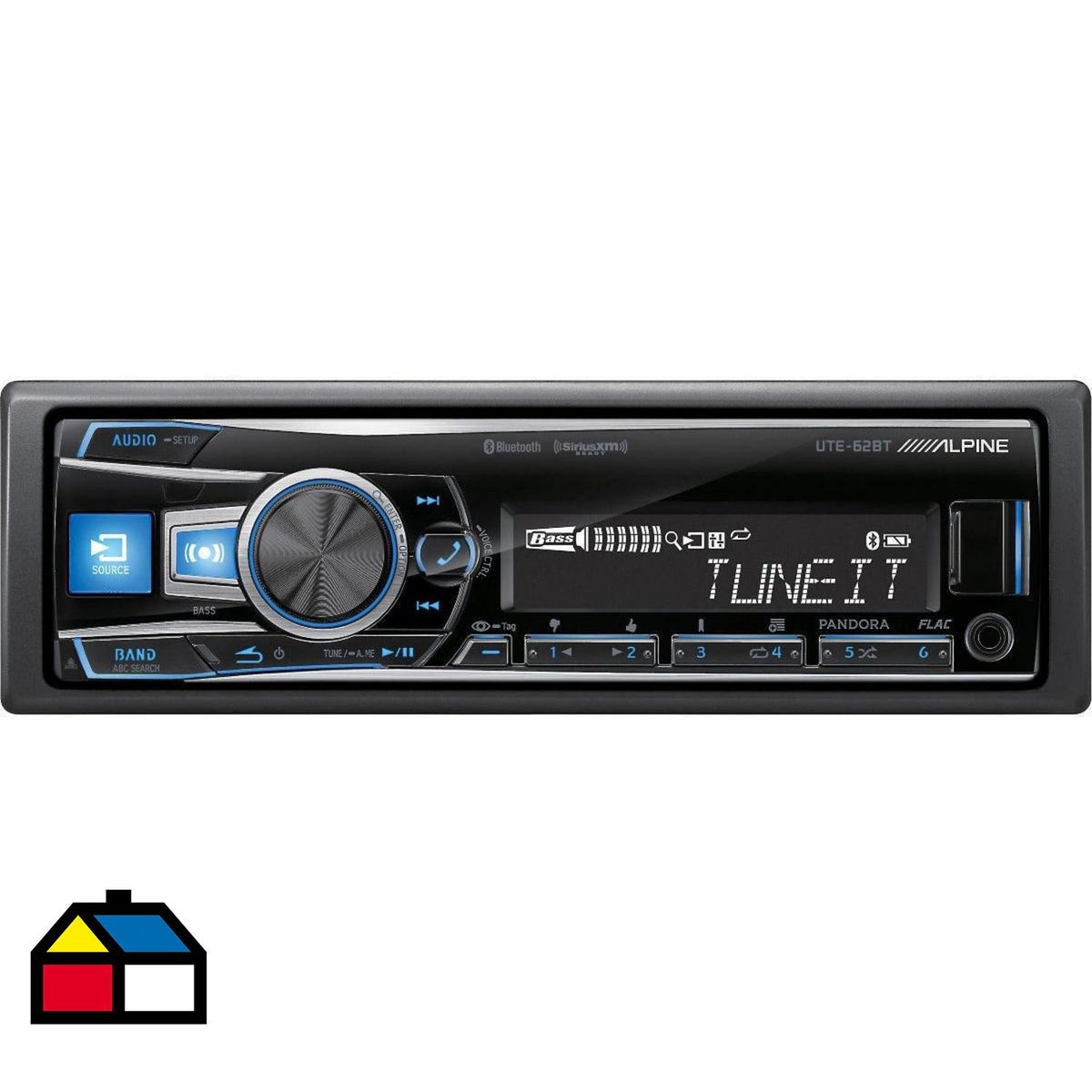 ALPINE Radio Auto Alpine Bluetooth Usb Aux 50 W | falabella.com