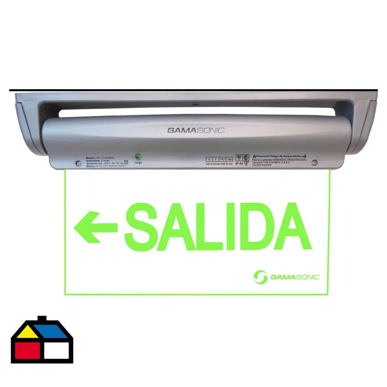 Señalética de emergencia flecha salida | Sodimac - Falabella