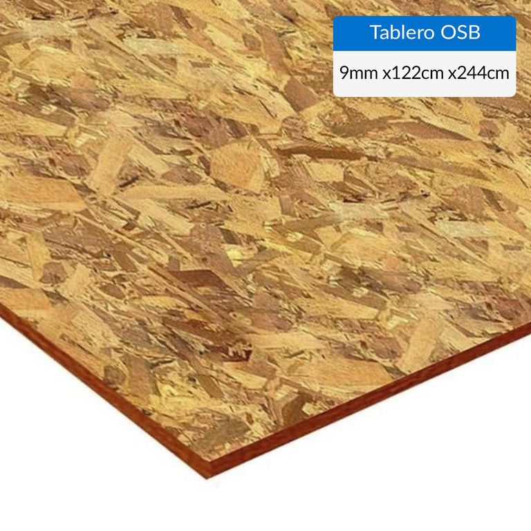 Tablero OSB 9 mm 122x244 cm | Sodimac - Falabella