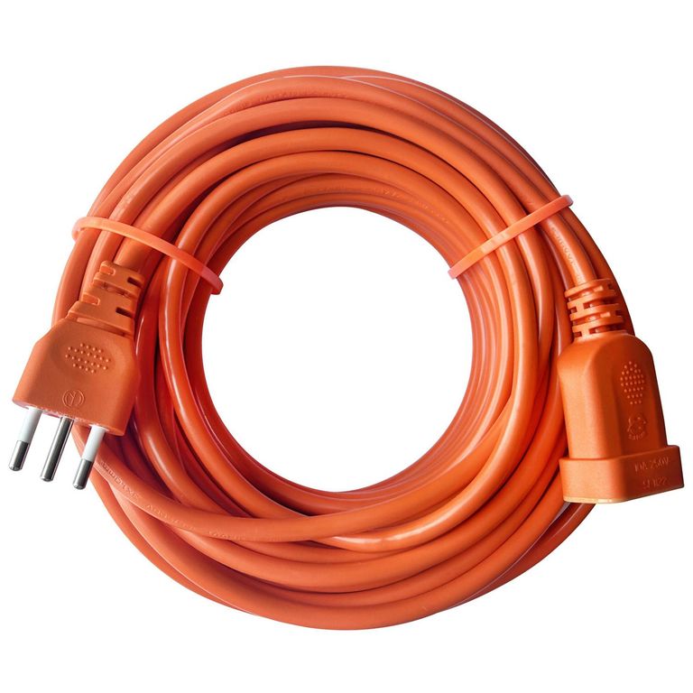 Extensión Eléctrica 1 Toma(s) 20 m Naranja | Sodimac Chile