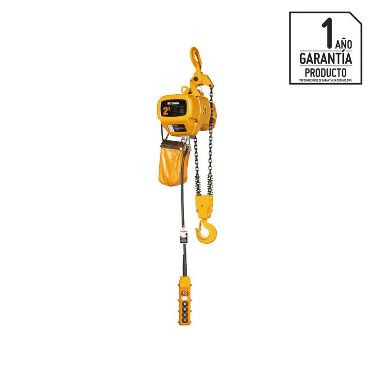 Tecle Eléctrica 6 m 2000 kg | Sodimac Chile