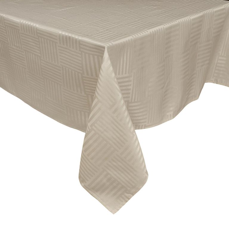 Mantel Grecia 180 cm tabaco redondo poliéster | Sodimac Chile