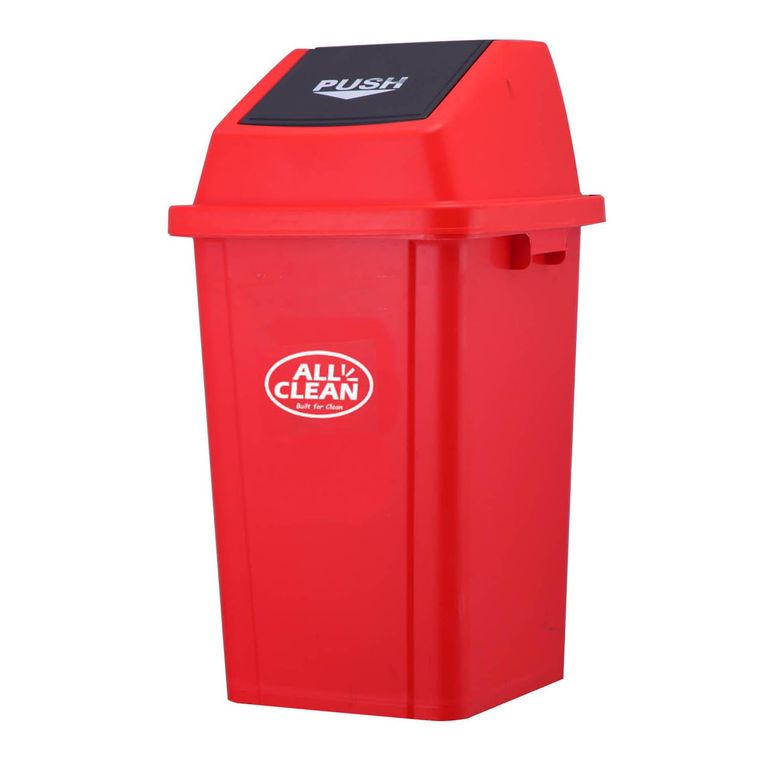 Basurero 60 Litros PVC Rojo | Sodimac - Falabella