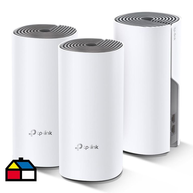 Pack 3 extensores Wifi Mesh AC1200 DECO E4 Ethernet | Sodimac - Falabella