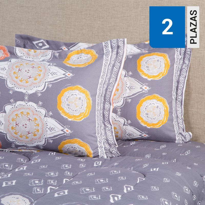 Plumón 2 plazas Barbery Multicolor | Sodimac - Falabella