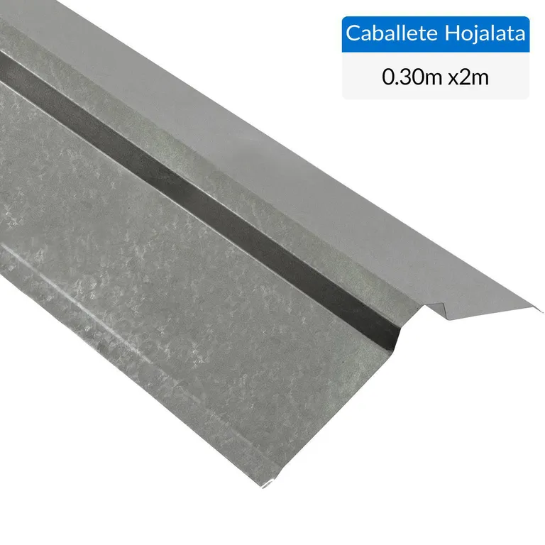 COYAHUE Caballete Hojalata Galvanizada Para Techos 0. 30X2 M ...