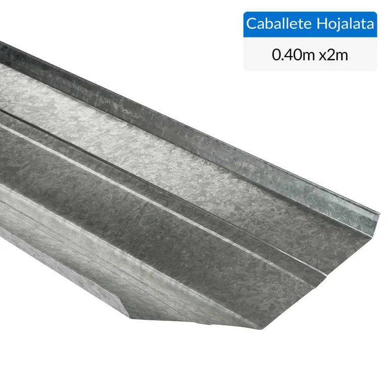 Caballete Hojalata Galvanizada 0. 40X2 Metros Para Techumbre | Sodimac ...