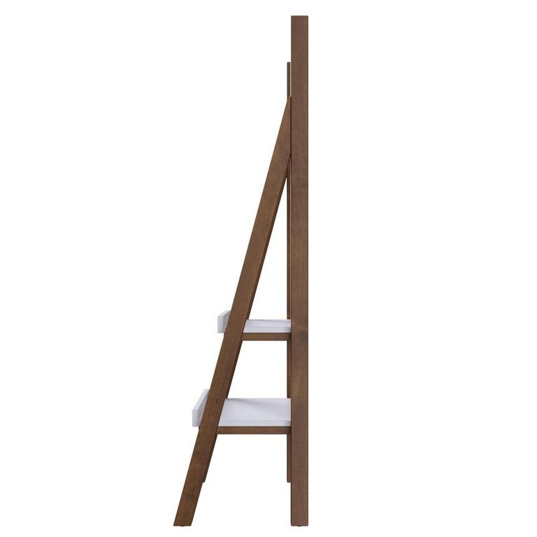 Estante Paul Madera 2 Nivel(es) 71x130x43.7 cm Blanco/Nogal | Sodimac Chile