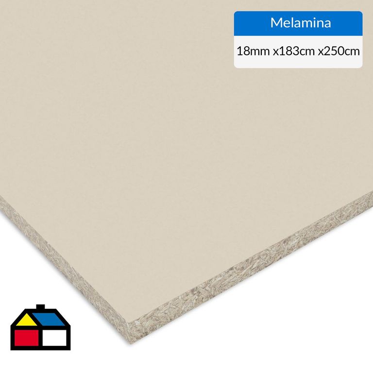 Melamina Beige 18 mm 183x250 cm | Sodimac - Falabella