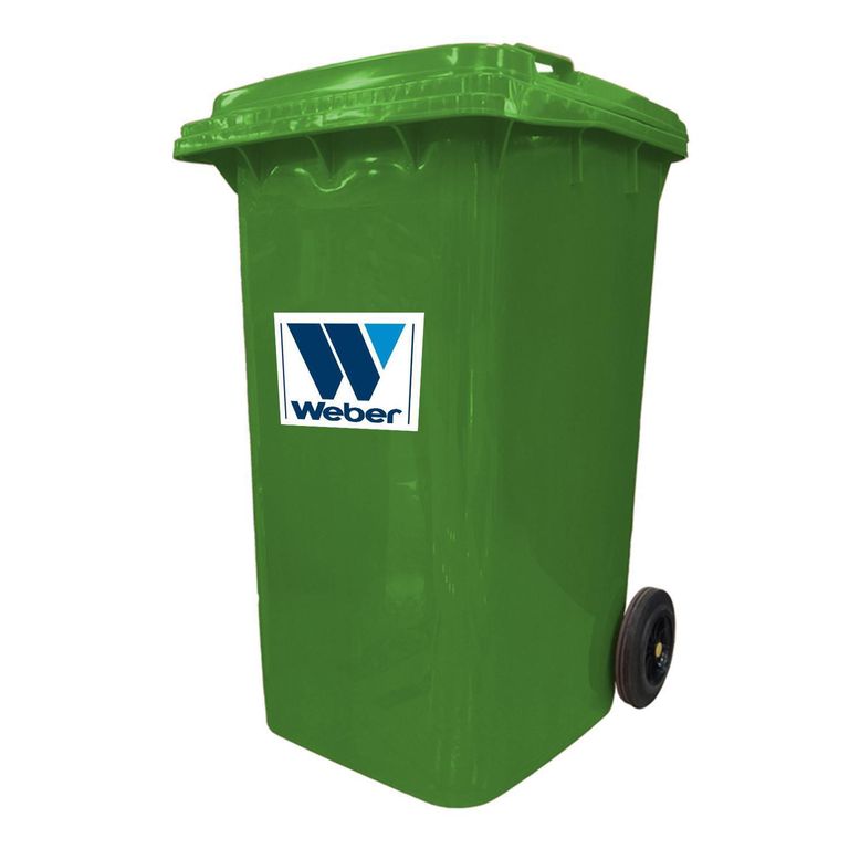 Basurero 240 Litros Polietileno de alta densidad Verde | Sodimac ...