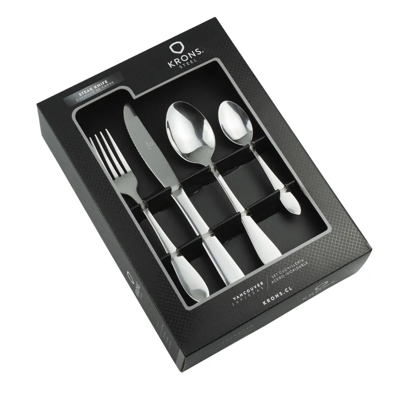 Set 24 Cubiertos Acero Inoxidable Para 6 Personas | Sodimac - Falabella