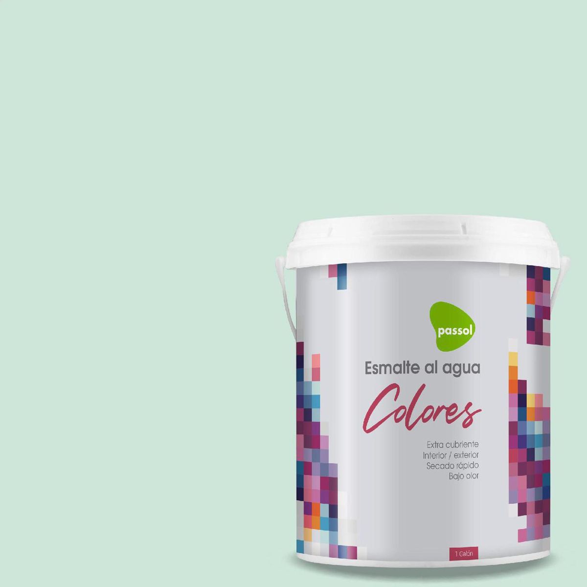 PASSOL Esmalte al Agua 1 galón(es) Mate Celeste Icy Morn | falabella.com