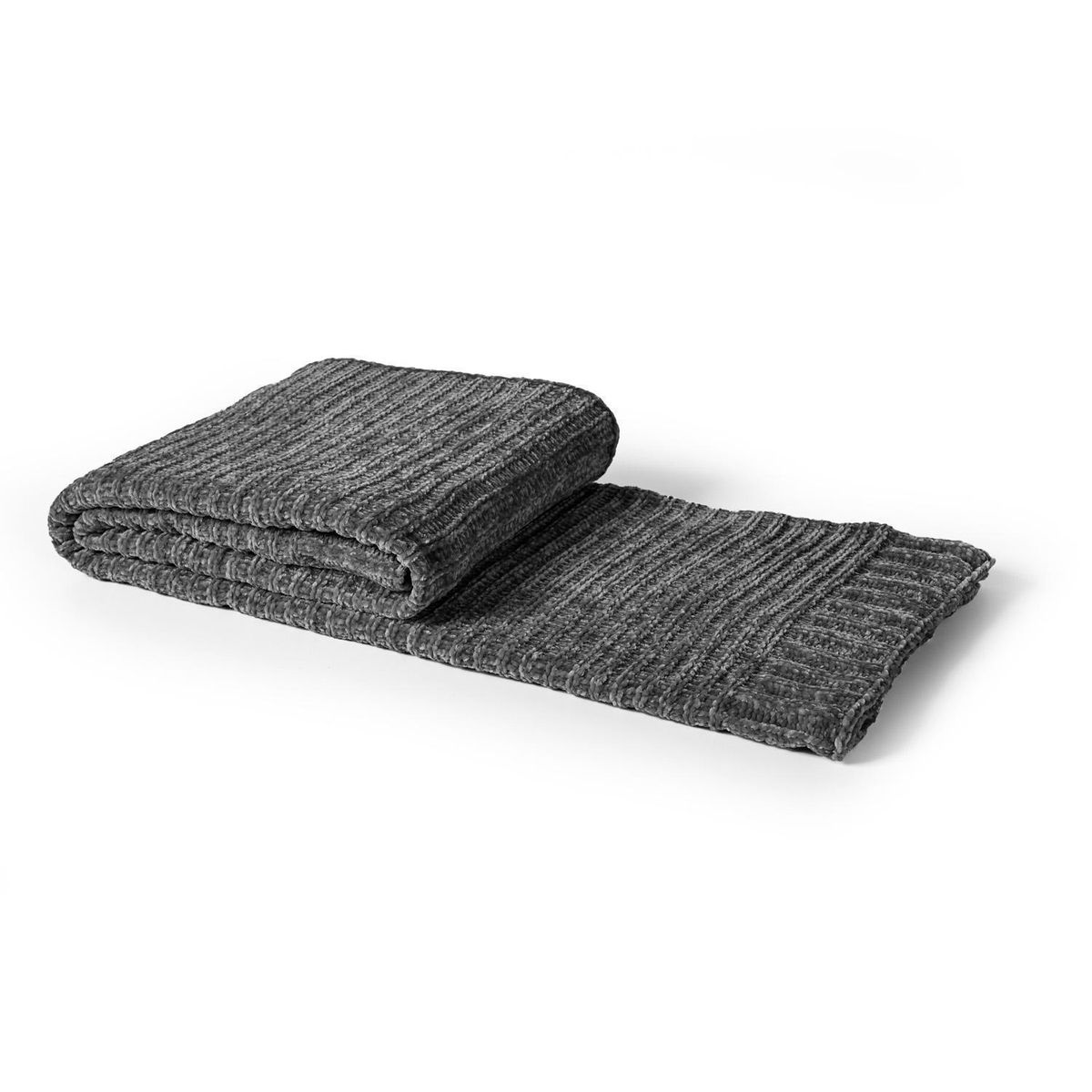 ELEMENT & CO Manta Chenille Iron Especial Gris | falabella.com