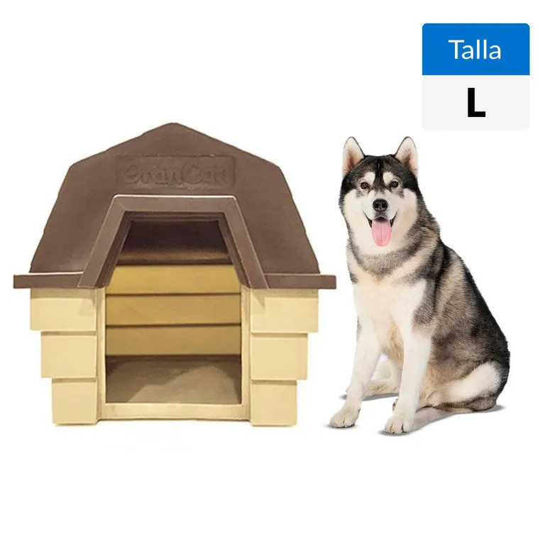 GENERICO Casa de Perro 71x69x89 cm Café/Beige | Falabella Chile
