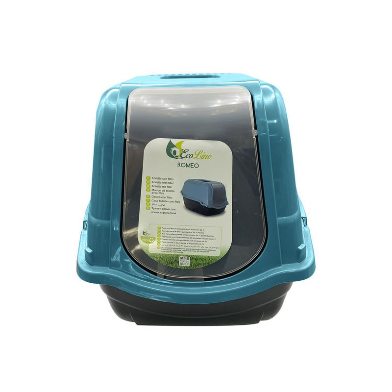 Arenero para gatos celeste | Sodimac - Falabella