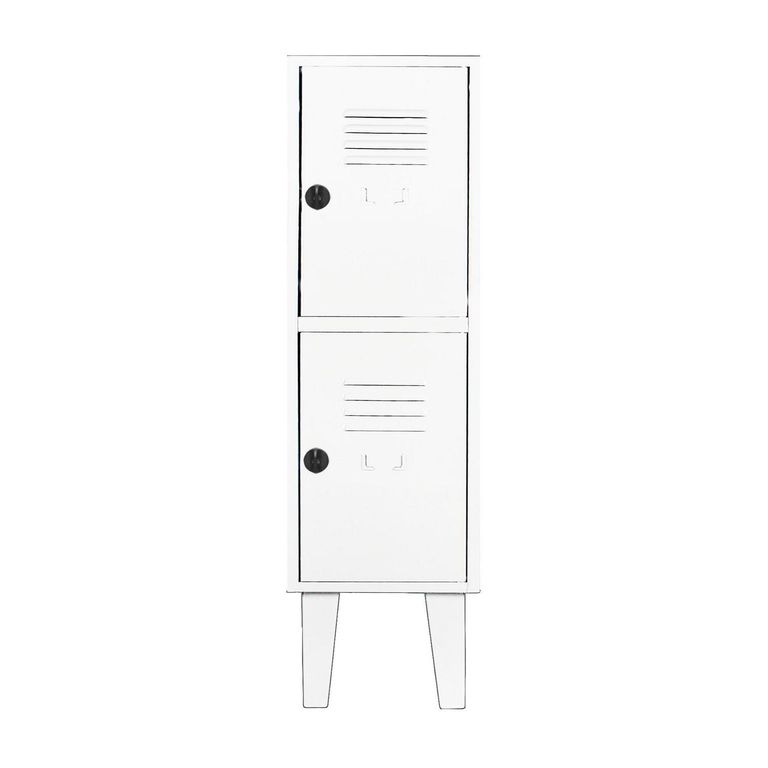 Locker Kids 1 Cuerpo 2 Puerta(s) 29x96x45 cm Blanco | Sodimac - Falabella