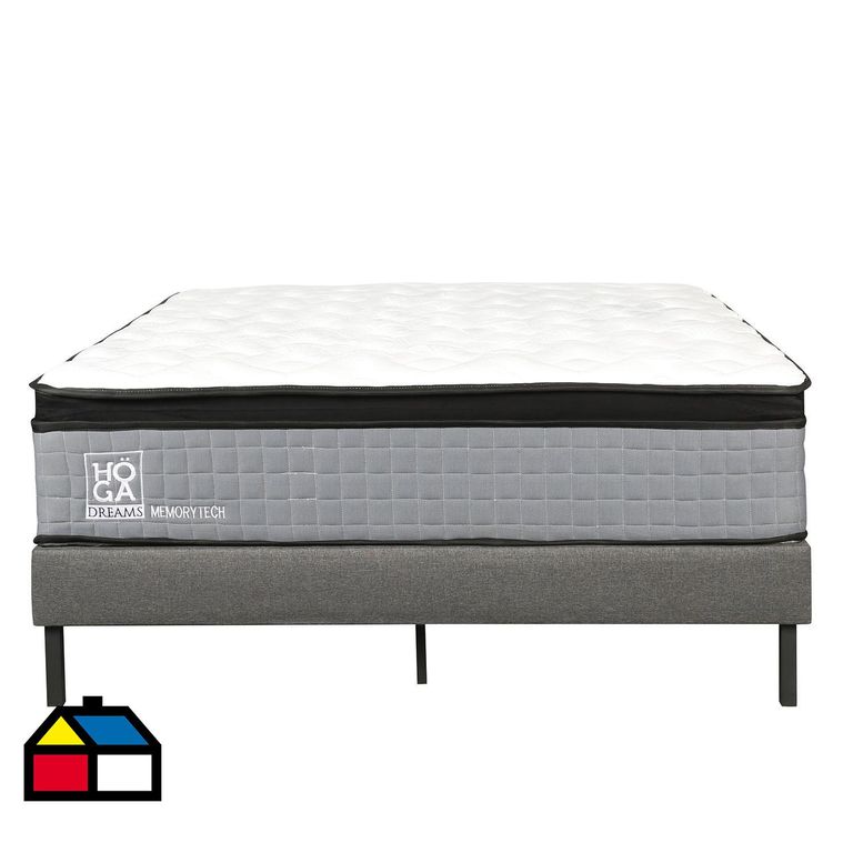Cama 2 Plazas Koppla Blanco Sodimac Chile 7475