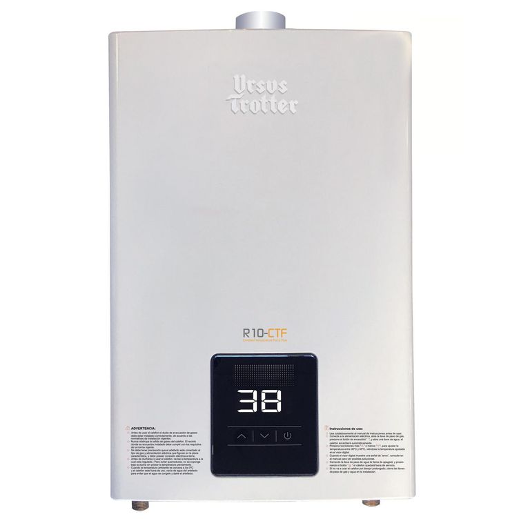 Calefont Gas Natural 10 Litros Tiro Forzado Ionizado | Sodimac Chile