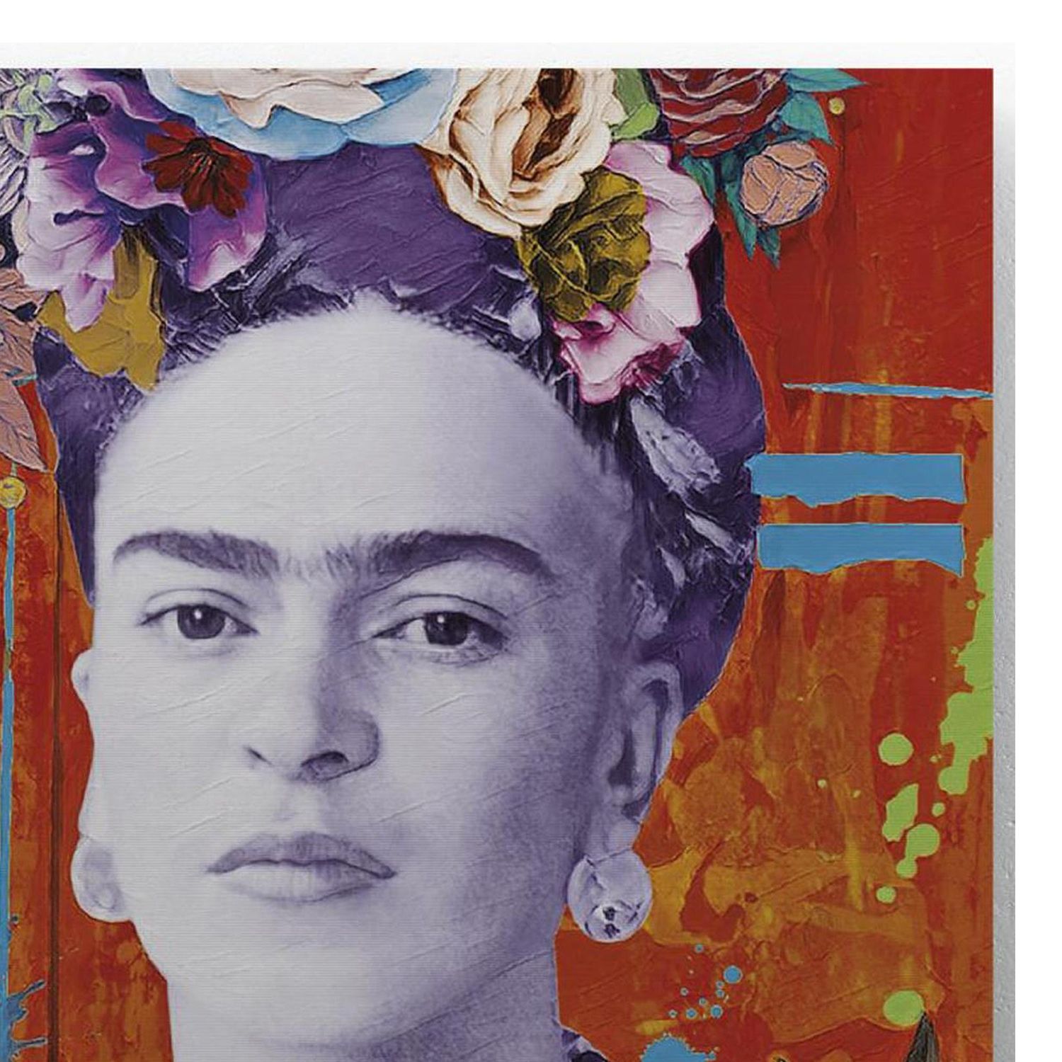 Canvas decorativo muro Frida Kahlo C 30x30 cm | Sodimac - Falabella