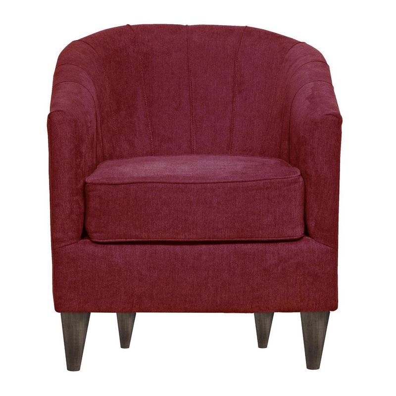 Sillón 1 cuerpo río tela 65x77x67 cm Rojo | Sodimac - Falabella