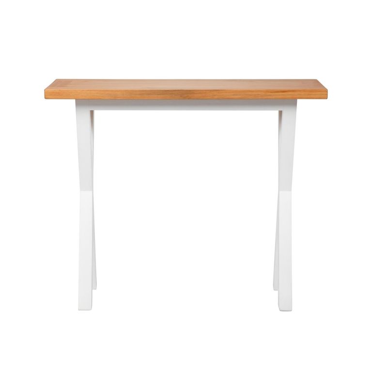 NUEVALINEA Mesa arrimo bruno blanco-miel | falabella.com