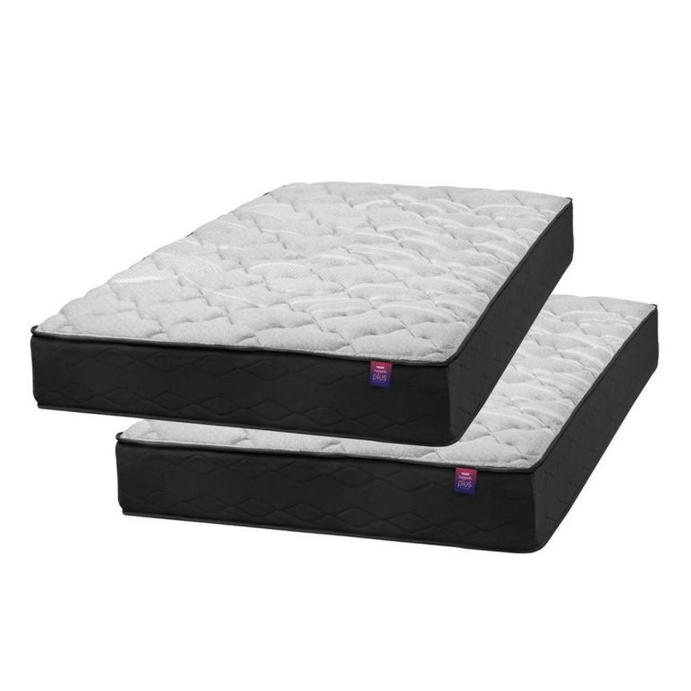 Pack de colchones Therapedic Plus 1 plaza 90x190 | Sodimac - Falabella