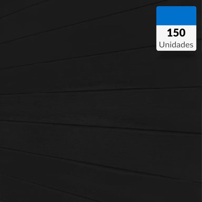 Pallet 150 Siding de 6x19x366 proyecto 70 m2 color negro Volcanboard ...