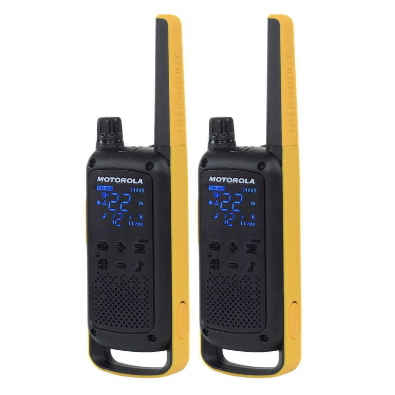 MOTOROLA - Kit Radios Portátiles 35 Km 33 Canales T470Cl | Ofertitas