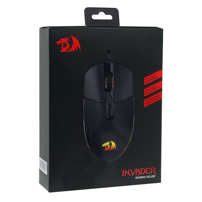 Mouse gamer RGB Invader M719 negro | Sodimac - Falabella