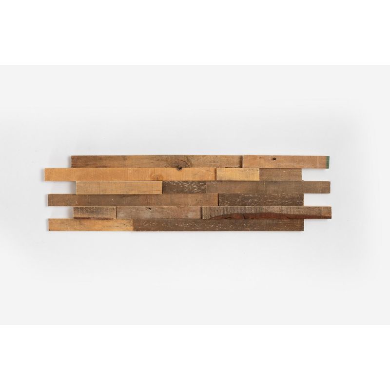 Fachaleta de Madera Sustentable 18x66 cm Isluga Natural 1 m2 | Sodimac ...