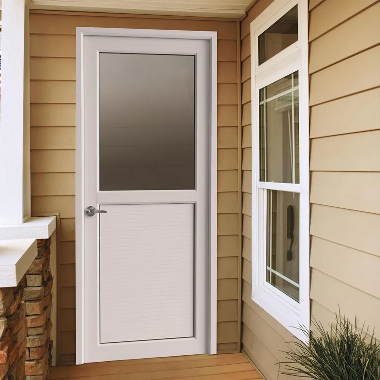 Puerta Vidriada PVC 75x203 cm VCH-0009 Blanco | Sodimac - Falabella