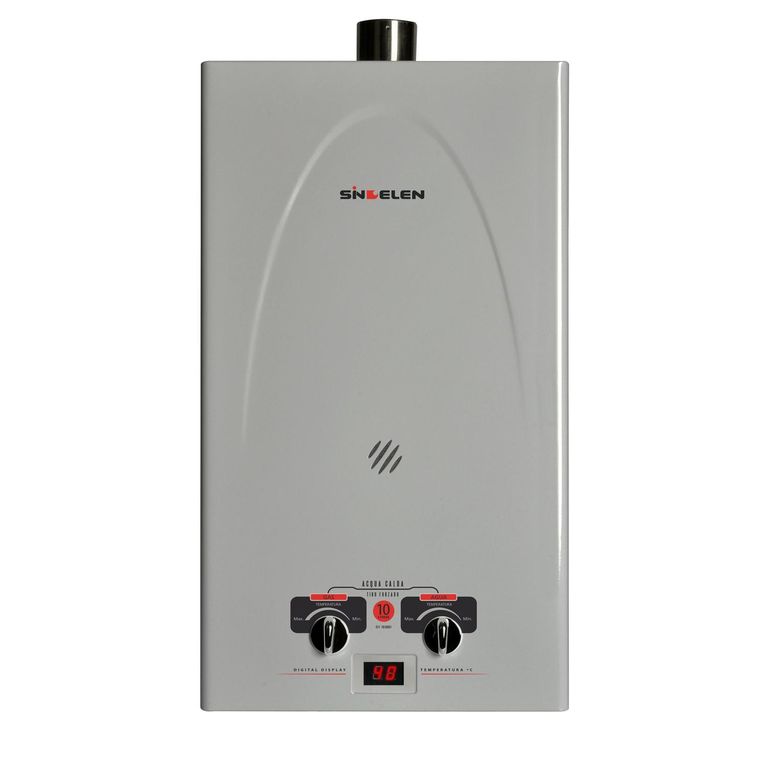 Calefont Gas Natural 10 Litros Tiro Forzado Ionizado | Sodimac Chile