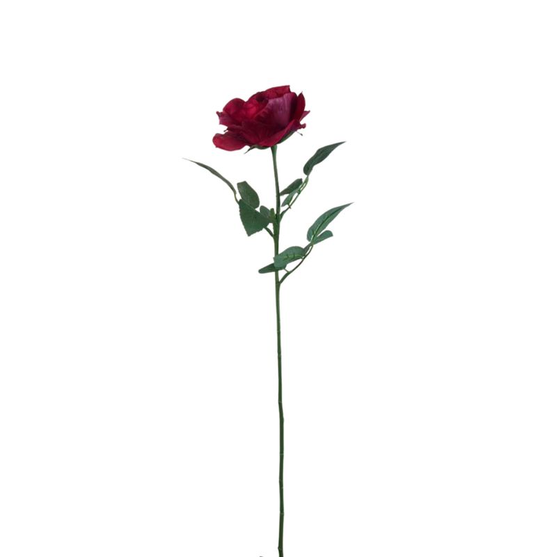Rosa colin artificial 63cm rojo intenso | Sodimac - Falabella